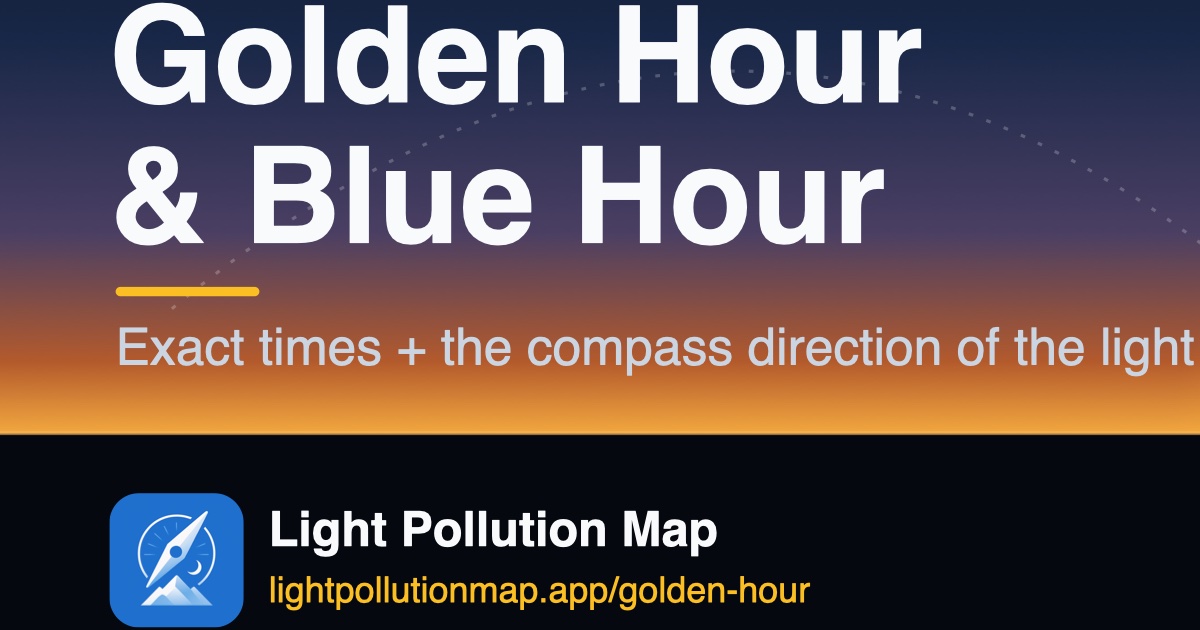 Horários da hora dourada em Tokyo, Japan | Light Pollution Map
